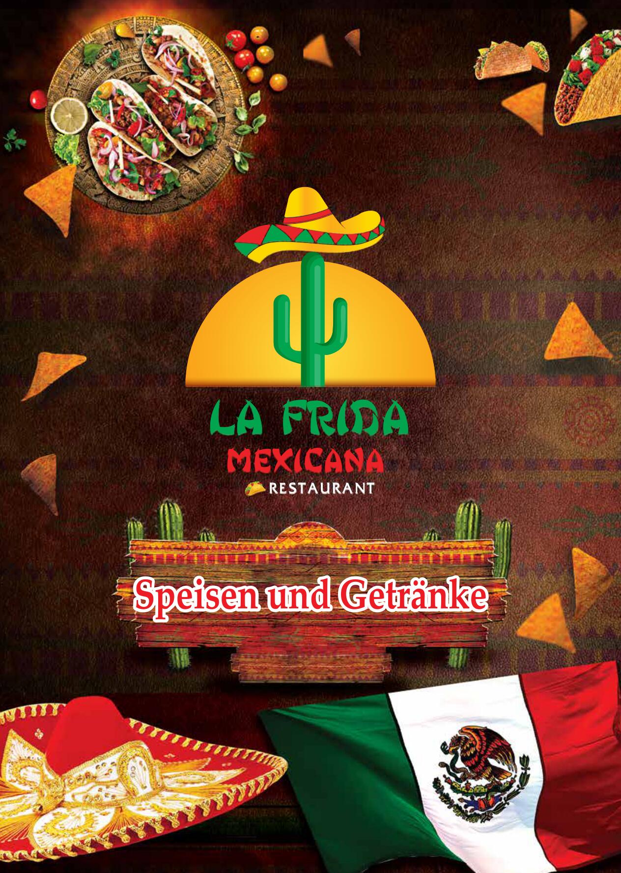 La Frida Mexicana - Speisekarte